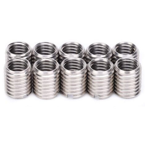 100 Pieces M6 Flat Head Rivet Nuts, Stainless Steel Rivet Nuts, Flat ...