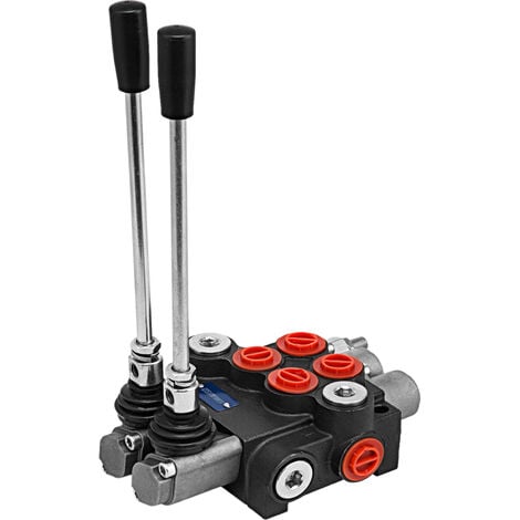 VEVOR 3 Bank Hydraulikventil Handhebelventil, 11GPM Hydraulic Directional Control Valve ...
