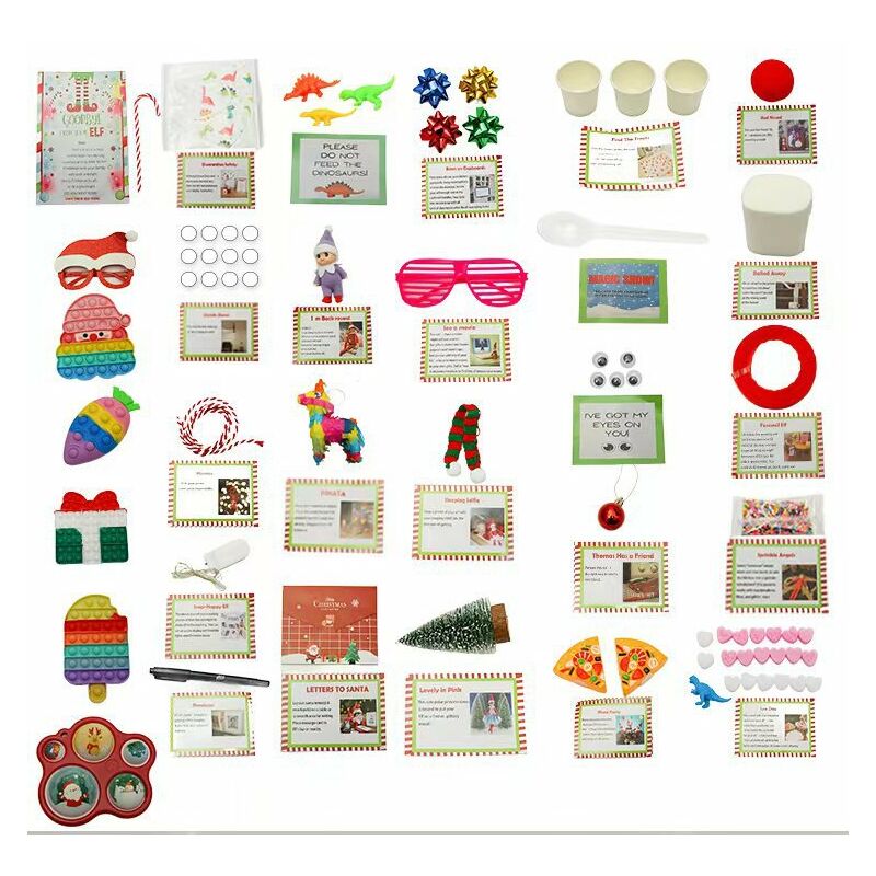 Benobby Kids - 2022 Elf Kit 12 Days Of Christmas, Elf Activities, Elf ...