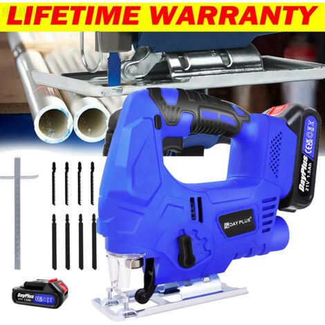 850W Jigsaw Electric Jig Saw with Laser Guide LED Light 6 Speed Setting ...