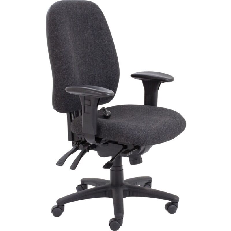 Lincoln 24-Hour Operator Chair Charcoal - ZT1063105X