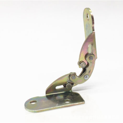 1 Pair Recessed Flap Hinge Adjustable Concealed Flat Hinges Downward ...