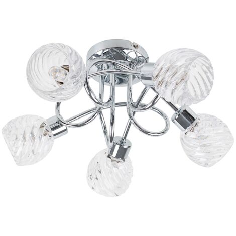 Flush ceiling lights