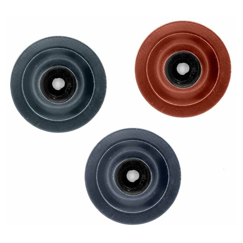 50 Rondelles à bossage avec étanchéité pour fixation accessoires | Bleu ...