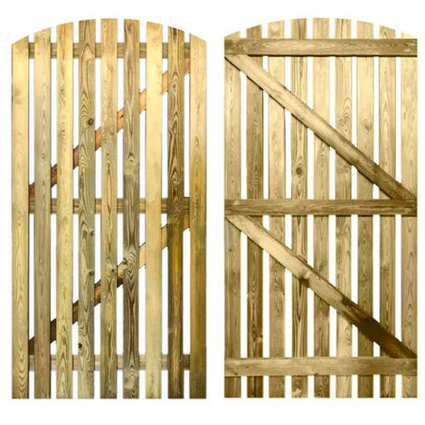 Wooden garden gates