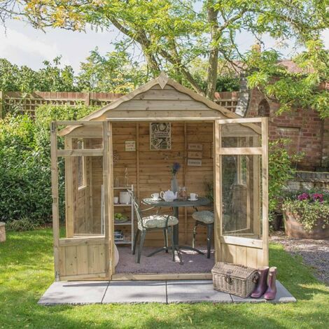 Wooden sheds