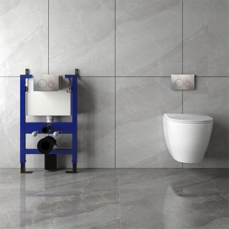 duoflix wall hung toilet frame with delta conceale | Duoflix wall hung ...