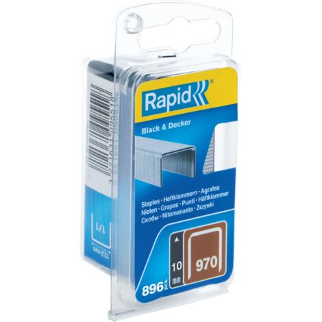 Agrafe et clou pour agrafeuse-cloueuse à main