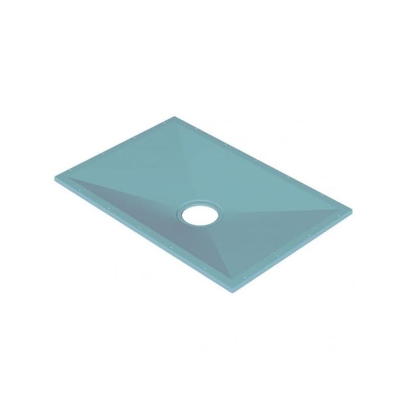 Akw Tuff Form Rectangular Wet Room Former With Tf75 Gravity Waste For ...