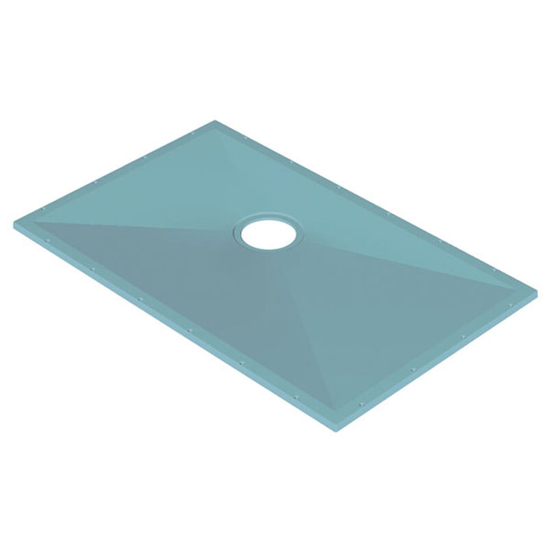 Akw - Tuff Form Rectangular Wet Room Former With Tf75 Gravity Waste For ...