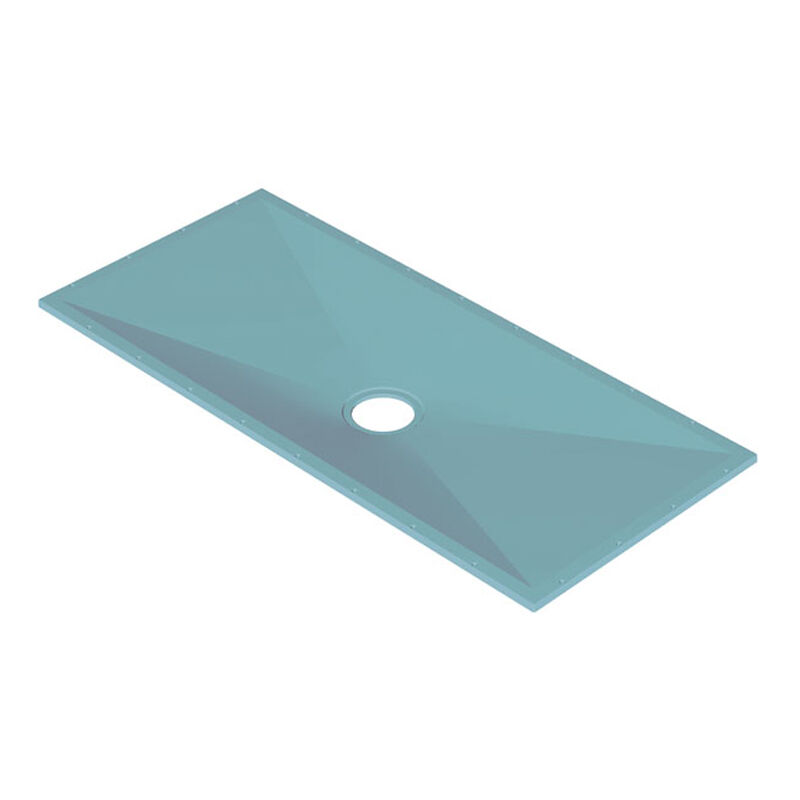 Akw Tuff Form Rectangular Wet Room Former With Tf75 Gravity Waste For ...