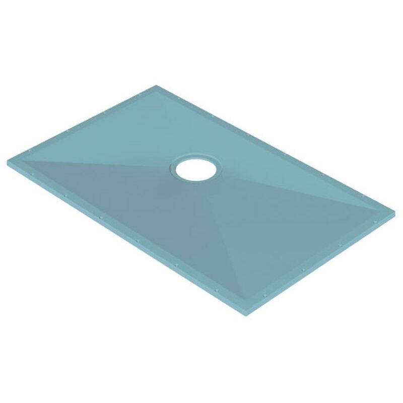 Akw Tuff Form Rectangular Wet Room Former With Tf75 Gravity Waste For ...