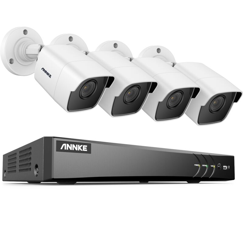 5MP Security Outdoor cctv Camera System, 8 Channel 4K ai dvr and 4 x ...