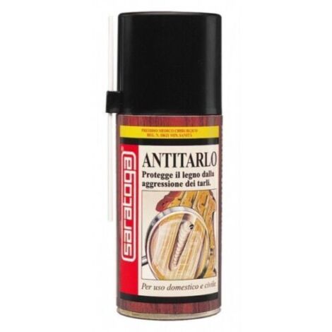 ANTITARLO SPRAY DA 150 ML TRATTAMENTO PER LEGNO CONTRO LARVE E TARLI ...