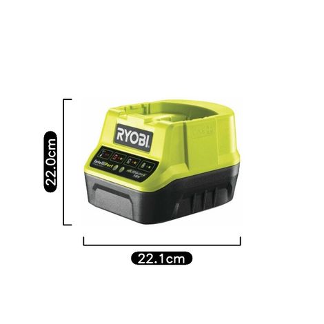 RYOBI Chargeur rapide 18V 2.0Ah One+ Lithium-ion RC18120
