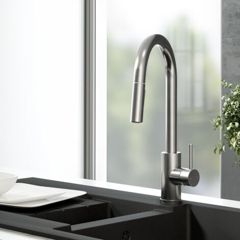 Dual lever kitchen taps