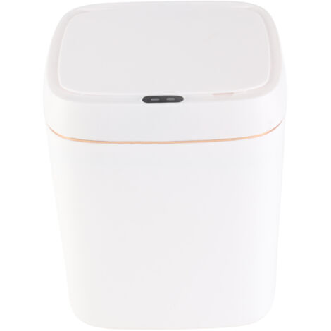 Smart Sensor Trash Can with Lid Odor Proof Automatic Switch Garbage Bin ...
