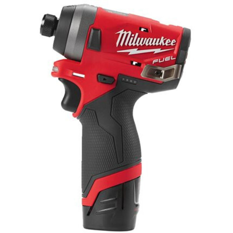Milwaukee M12 Fid-202X - Avvitatore Ad Impulsi A Batteria 12V Fuel, 2 Batterie 2Ah In Valigetta ...
