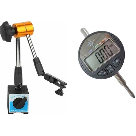 BASE MAGNETICA SNODABILE+ COMPARATORE CENTESIMALE DIGITALE 0.01 TORNIO