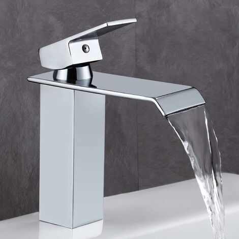 Monobloc basin taps