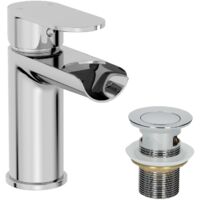 Monobloc basin taps