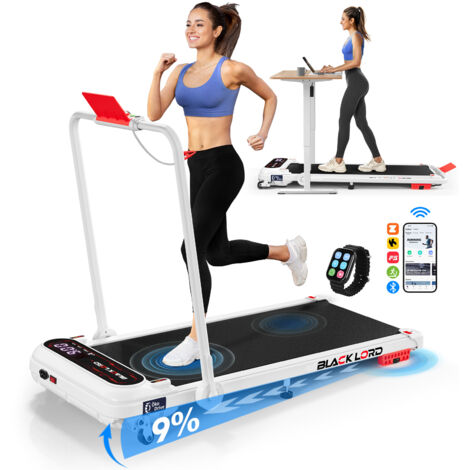 BLACK LORD Treadmill Electric Walking Pad Home Office Gym Fitness ...