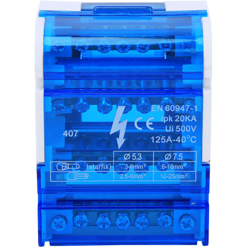 Preisvergleich für 4-stöckiger Verteilerkasten auf DIN 407-Schiene ...