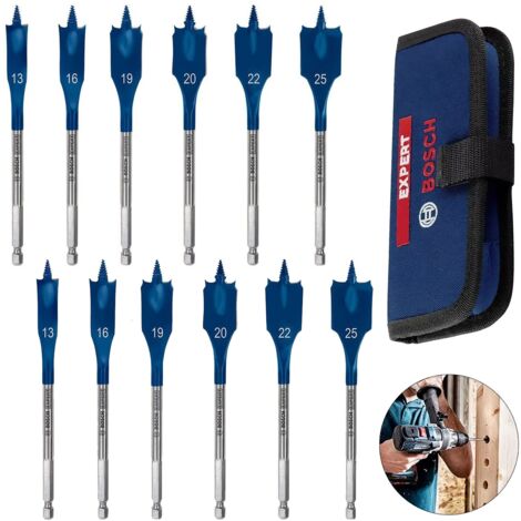 Bosch 2608900336 SelfCut Speed Spade Wood Drill Bit 13 Piece Set