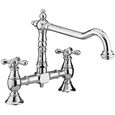 Dual lever kitchen taps