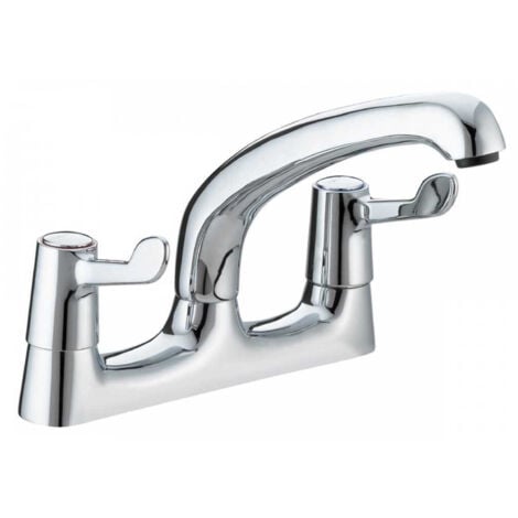 Dual lever kitchen taps