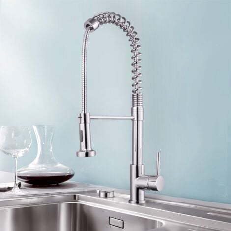 Single lever kitchen taps