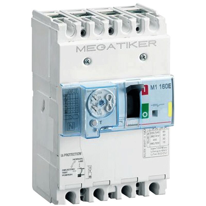 Interruttore Bticino Scatolato Magnetotermico Differenziale 160A T714b160d | BTICINO | US