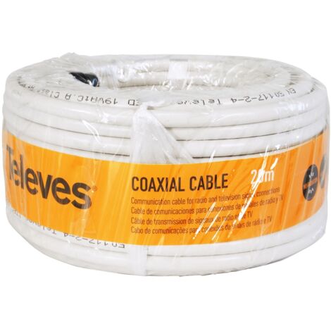 interkabel AC 100-25 cable coaxial blanco 25 metros