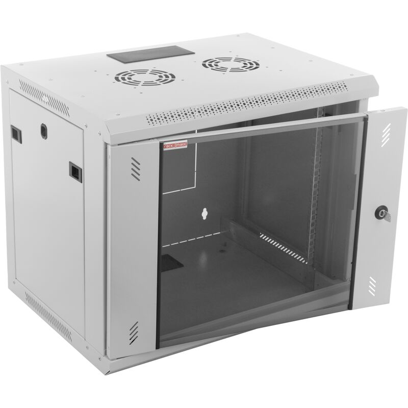Server Rack Cabinet 19 Inch 9U 600X450x506mm Wallmount White Sohorack ...