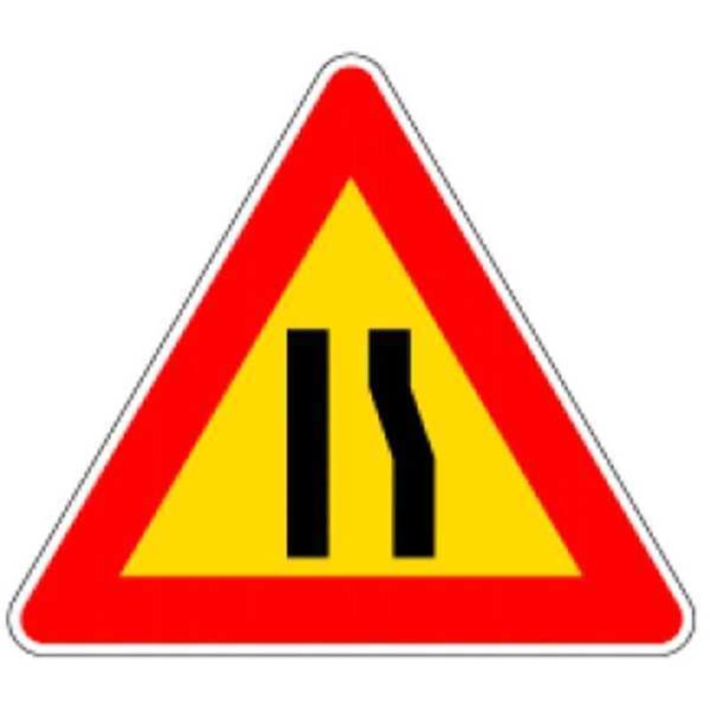 Cartello Stradale Strettoia Simmetrica - 3G | D&B | US