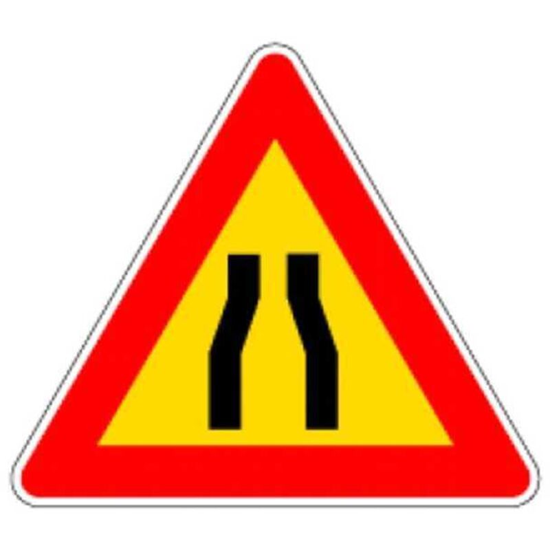 Cartello Stradale Strettoia Simmetrica - 3G | D&B | US