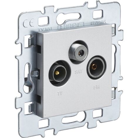 Prise TV, satellite et FM composable