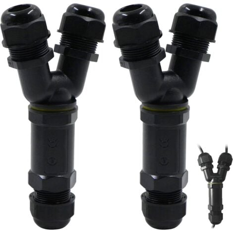 CCYKXA 20 Pieces Robot Lawn Mower Cable Connectors, Waterproof Electrical Connector Filled with ...