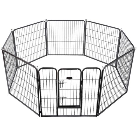 Cercado para cachorros Afuera Recinto Libre de Perros Cercado Establo ...