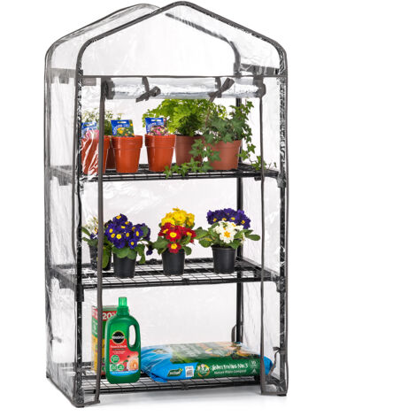 Christow 3 Tier Mini PVC Greenhouse