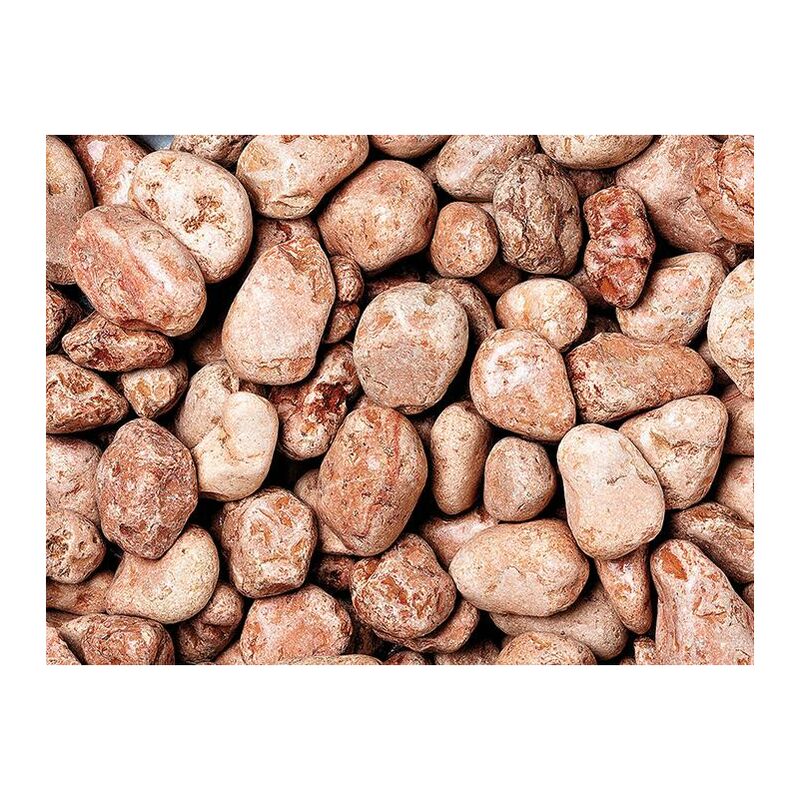 ciottoli marmo rosso verona 3 8 mm 25 kg sassi pie | Ciottoli marmo ...