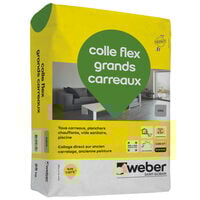 Colle pour carrelage, brique de verre, plaquette de parement