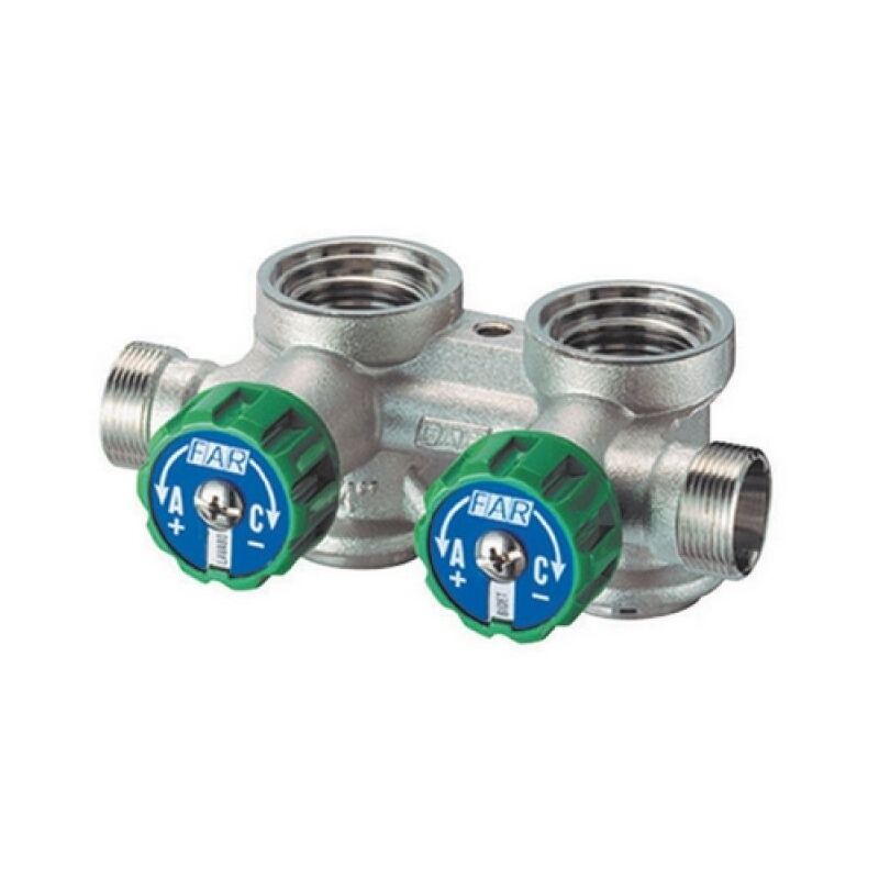 collettore complanare componibile con valvole crom | Collettore complanare componibile con ...