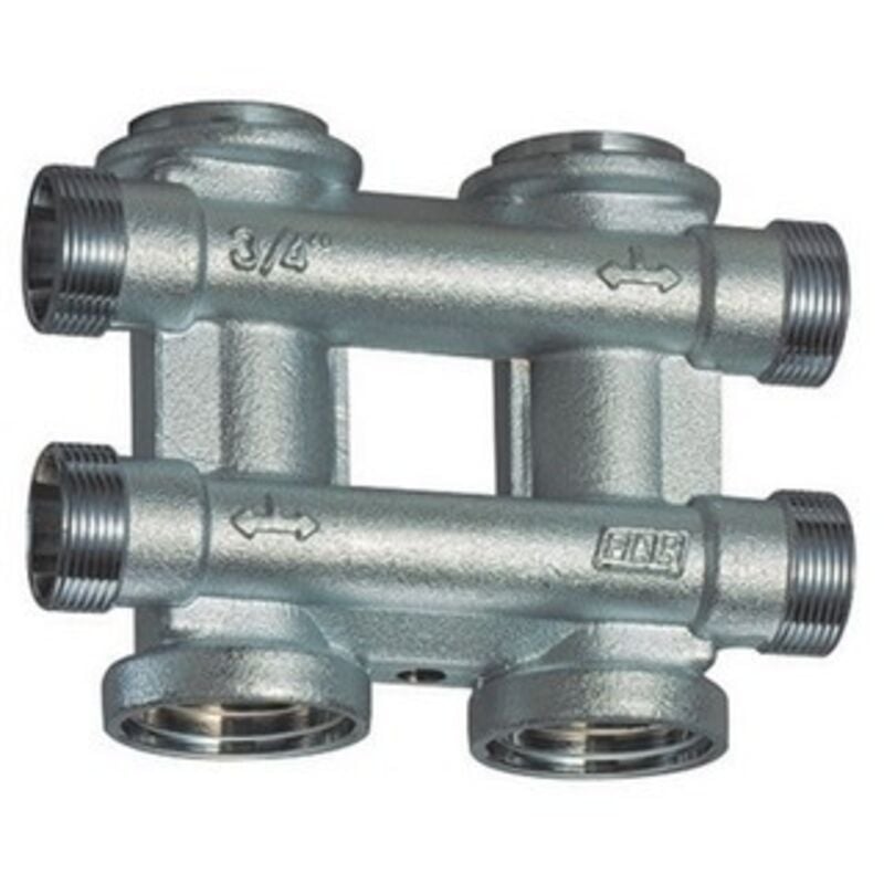 Collettore Complanare Componibile Con Valvole Cromate Destro (Far) | F.A.R. | US