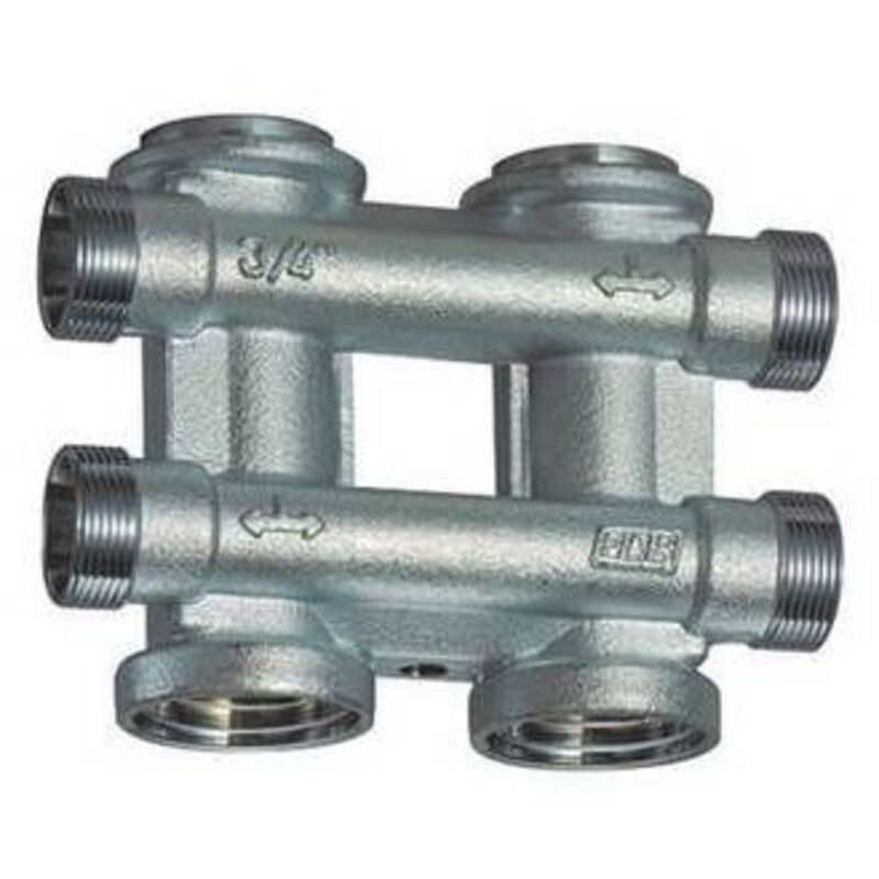 Collettore Complanare Componibile Con Valvole Cromate Destro (Far) | F.A.R. | US