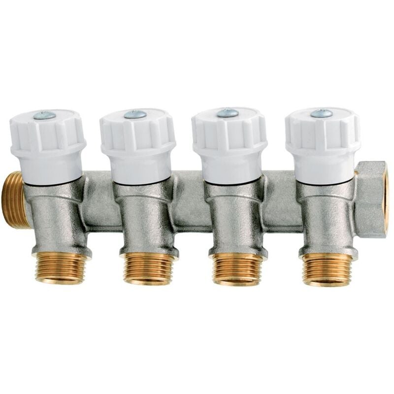 collettore complanare componibile con valvole crom | Collettore complanare componibile con ...