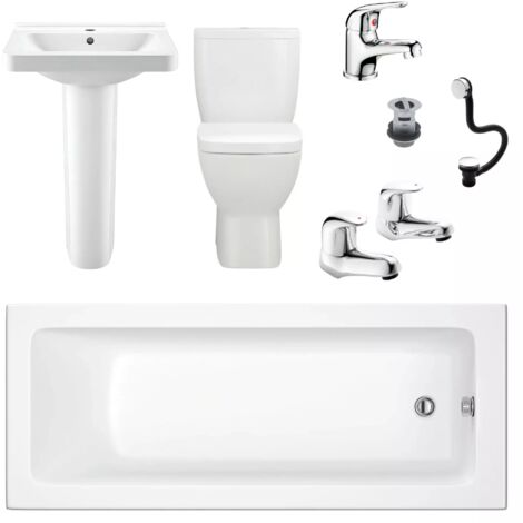 Chancery Traditional Freestanding Bathroom Suite Roll Top Bath Inc Taps ...