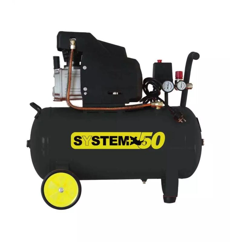 Compressore Lubrificato Ad Olio Da 50 Litri System + | SYSTEM+ | US