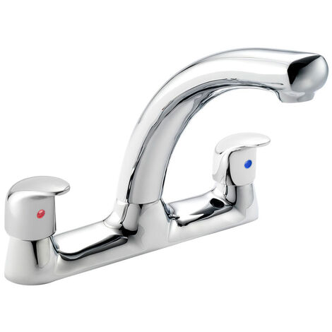 Dual lever kitchen taps