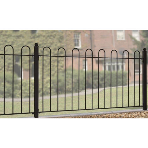 Manor Fence Panel 36 High x 6' Gap Zinc & Powder
